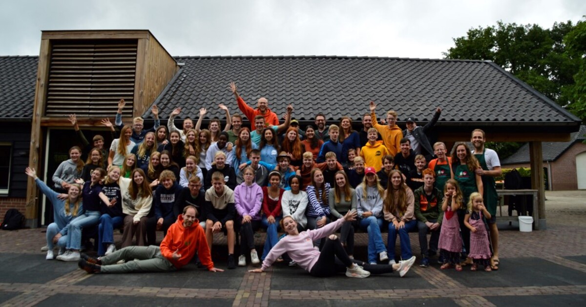 Groepsfoto Tienerkamp week 1 - 2022